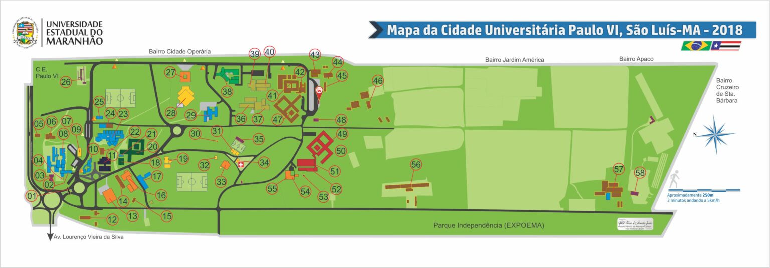 Dados UEMA | DADOS HISTÓRICOS – Mapas Campus São Luís