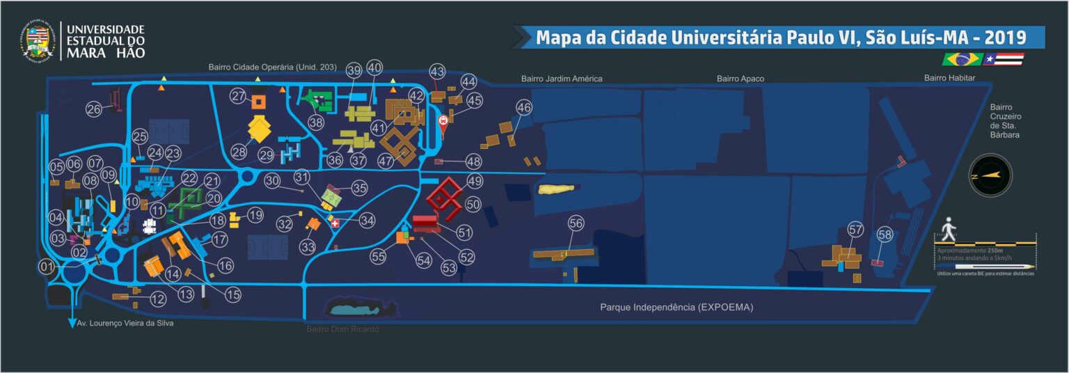 Dados UEMA | DADOS HISTÓRICOS – Mapas Campus São Luís