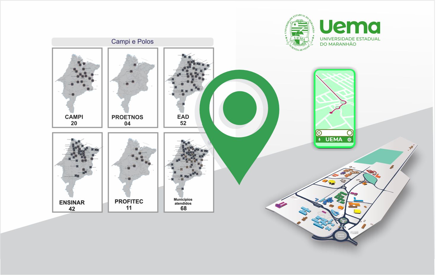 Dados UEMA | Navegue pela UEMA: encontre-se nos campi com mapas e ferramentas interativas de ...